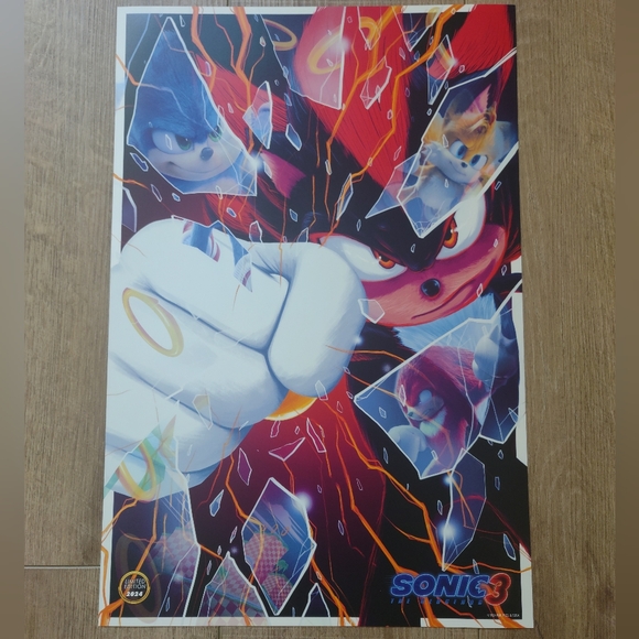 Paramount | Art | Sonic The Hedgehog 3 Limited Edition Movie Poster ...